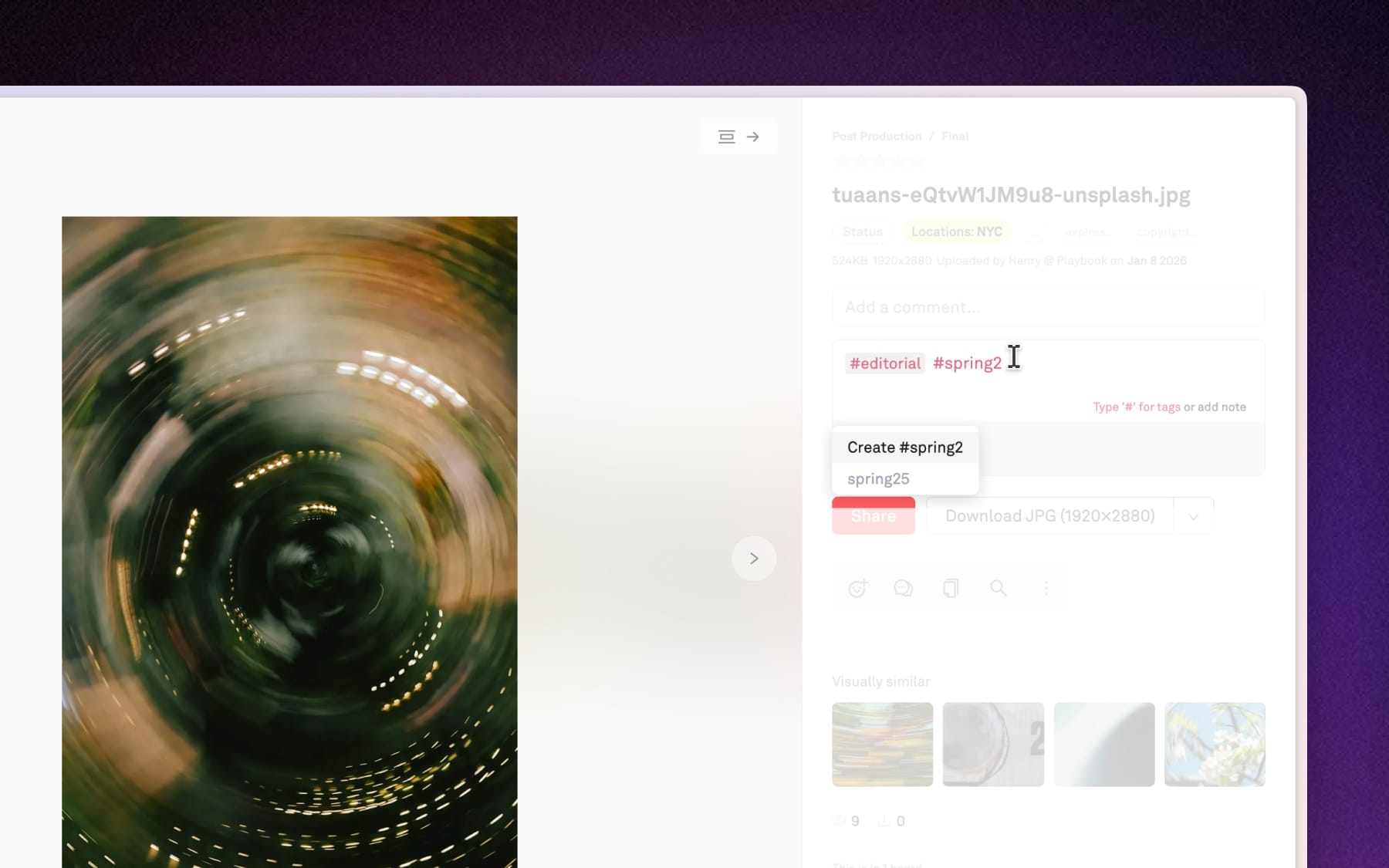 How to create & manage tags