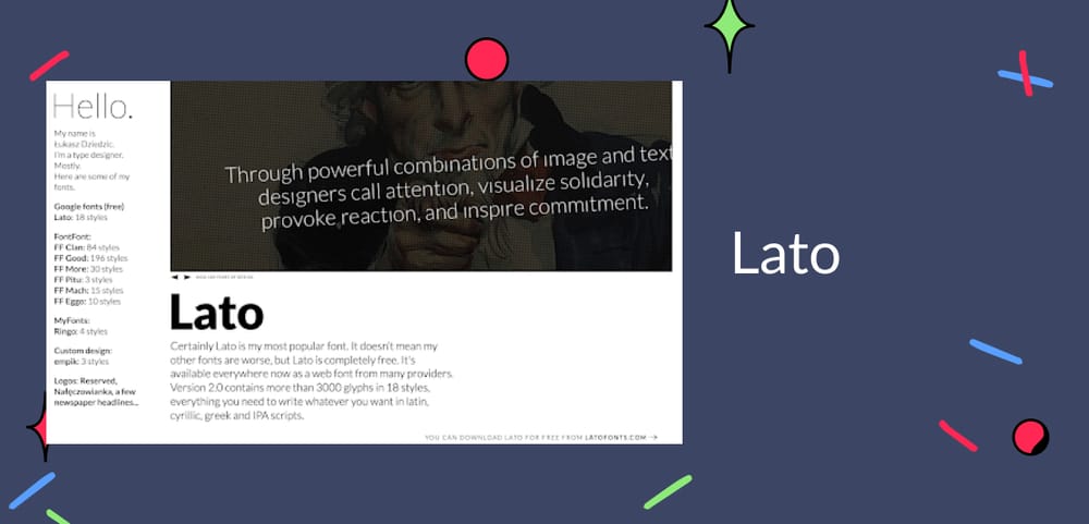 Best fonts for your portfolio