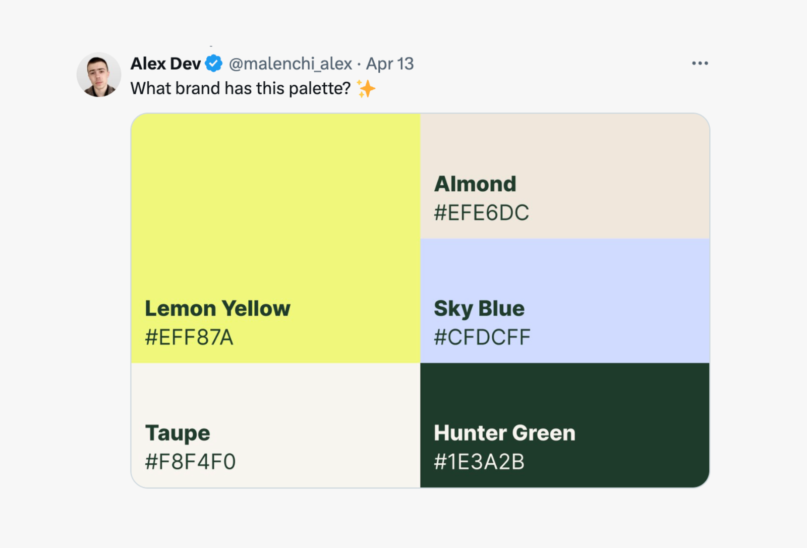 Perception, AI color palette generator, available as an add-on on Playbook