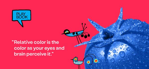 Relative versus absolute color in graphic design