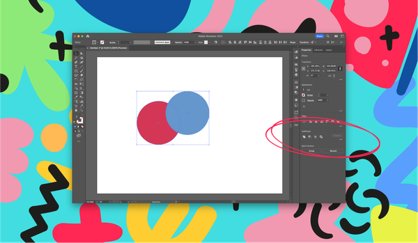How to merge shapes in illustrator